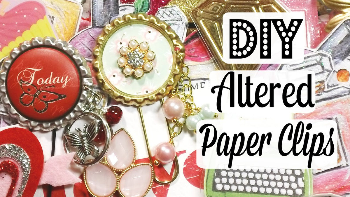Hi everyone! Here are some altered paper clips I created for my planne ...
