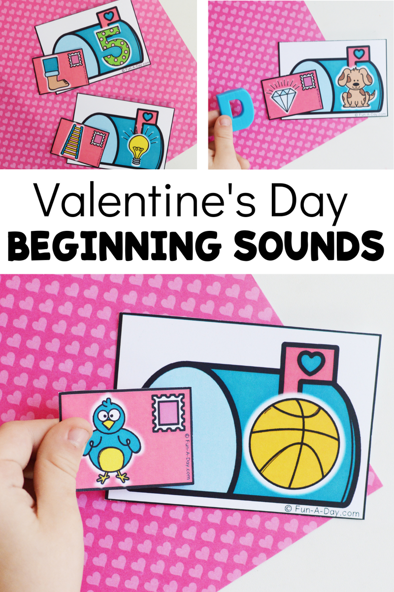 Valentine’s Day Beginning Sounds Free Printable – Pingovox